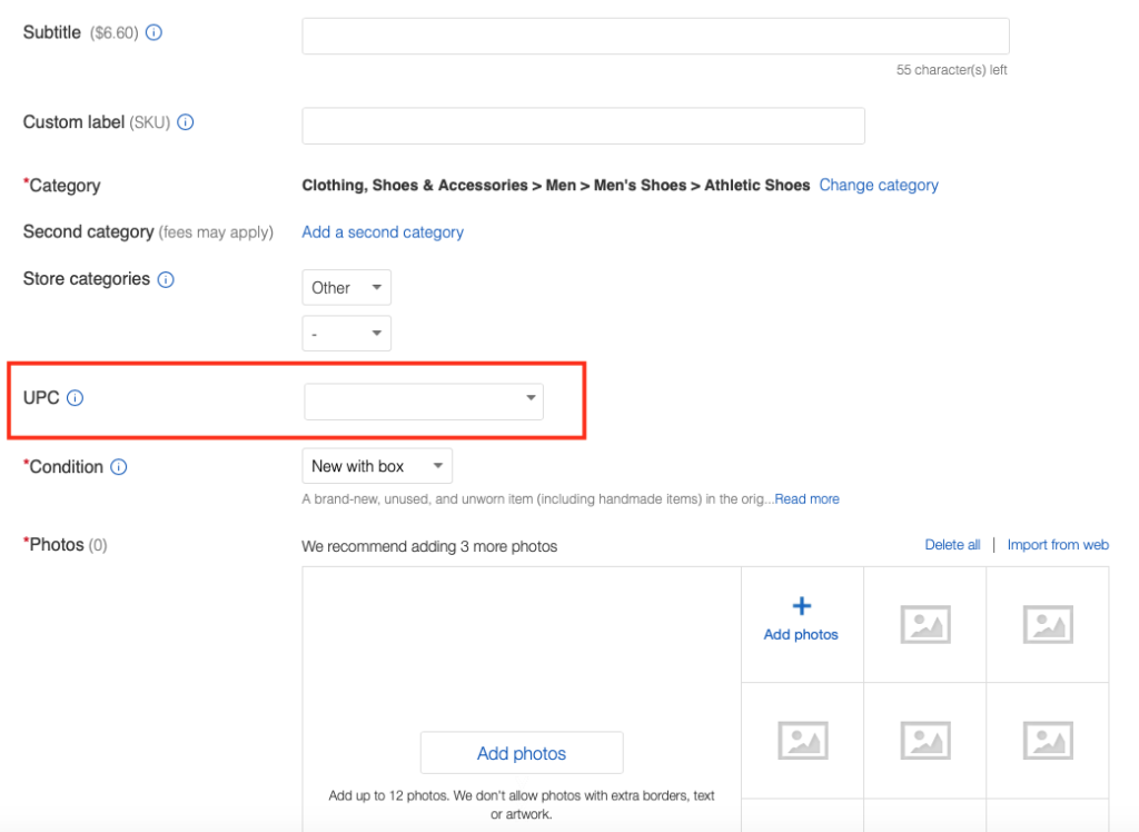 【ebay輸出】UPC、MPNとは？検索順位を上げる出品の仕方